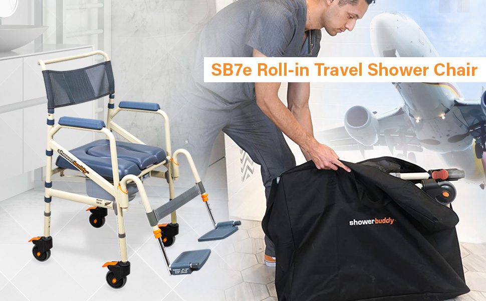 SB7e Traveller Shower Commode | procopioumedishop